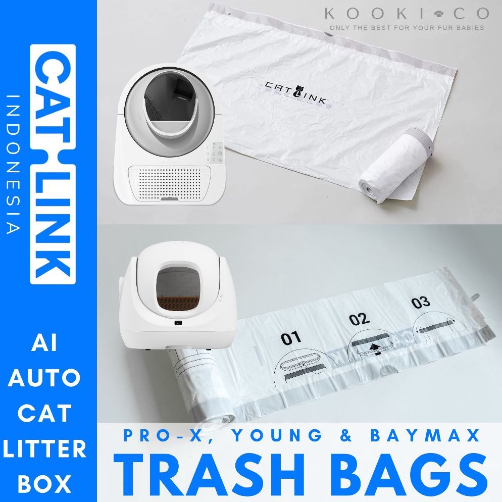 Jual KODE O43O CATLINK Trash Bag for AI Cat Litter Box | Shopee Indonesia