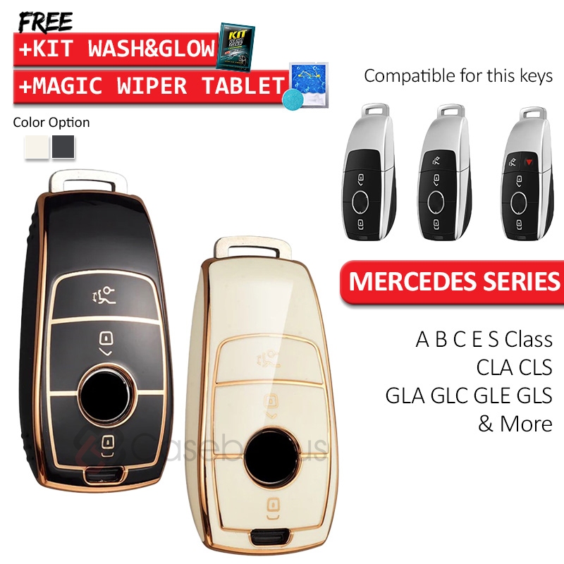 Jual Mercedes Benz Mercy A B C E S Class - Luxury TPU Case Kunci Mobil ...