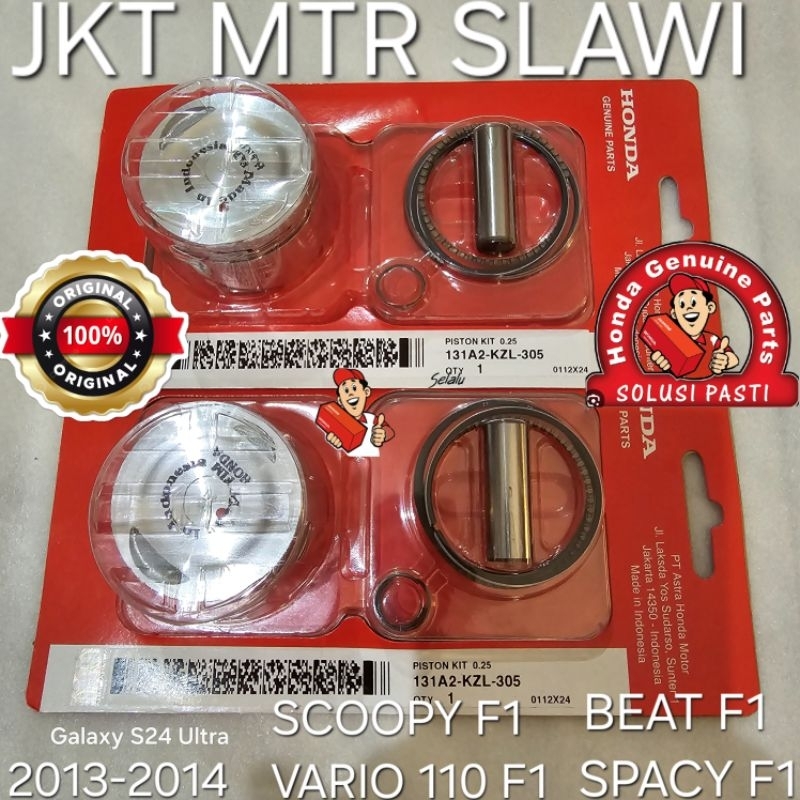 Jual Piston kit KZL set beat f1, scoopy f1, vario 110 f1, spacy f1 ...