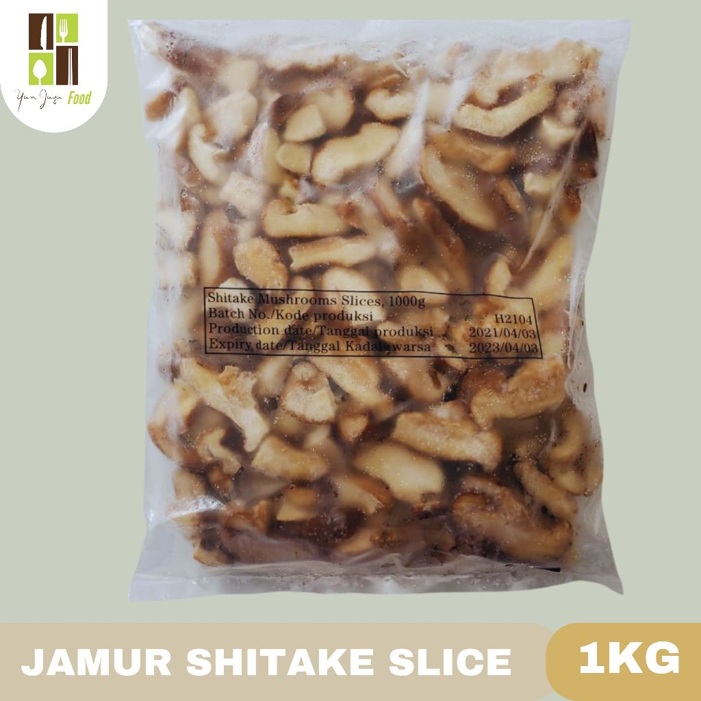 Jual Shitake Mushroom Slice / Jamur Shiitake Tipis / Frozen / Bersih ...