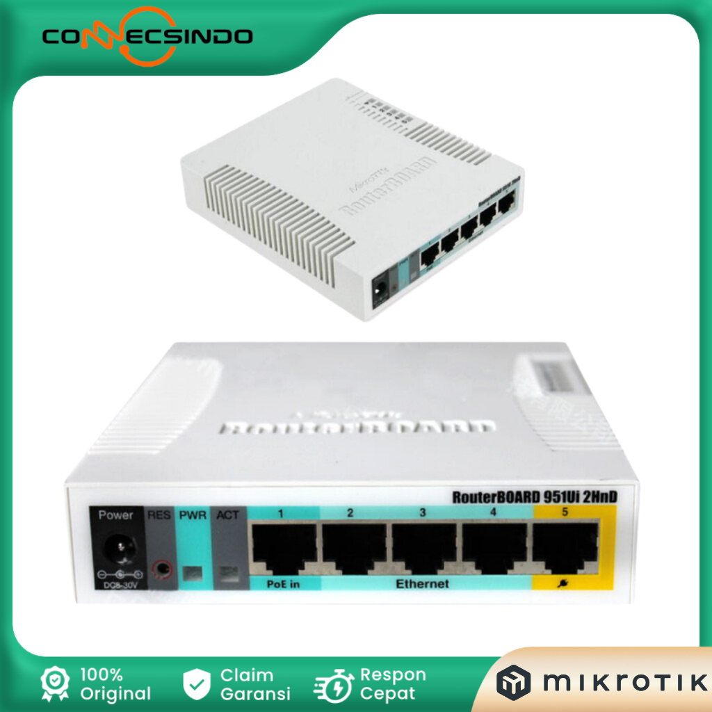 Jual Router Wireless Wifi Routerboard MIKROTIK RB951-2HND 300Mbps ...