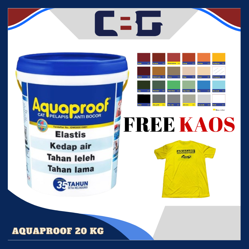 Jual AQUAPROOF WATERPROOFING 20 KG | Shopee Indonesia