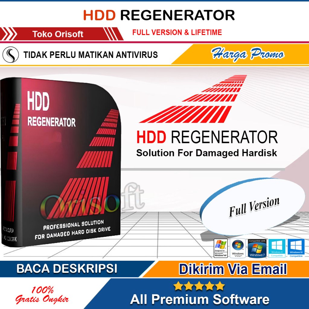 Jual HDD Regenerator Pro Terbaru 2024 Full Version Lifetime | Shopee ...