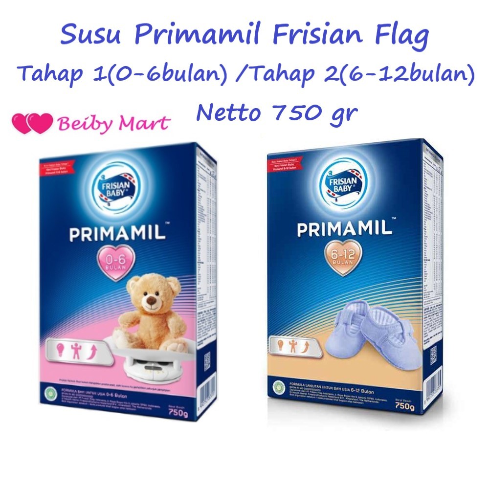Jual Susu Bayi FRISIAN FLAG PRIMAMIL Tahap 1 (Usia 0-6 Bulan) Tahap 2 ...
