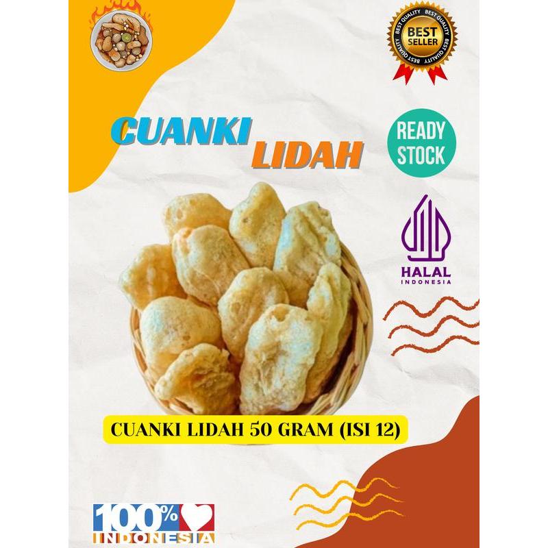 Jual Makanan Instan Cuanki Lidah 50 Gram Isi 12 Pelengkap Seblak dan ...