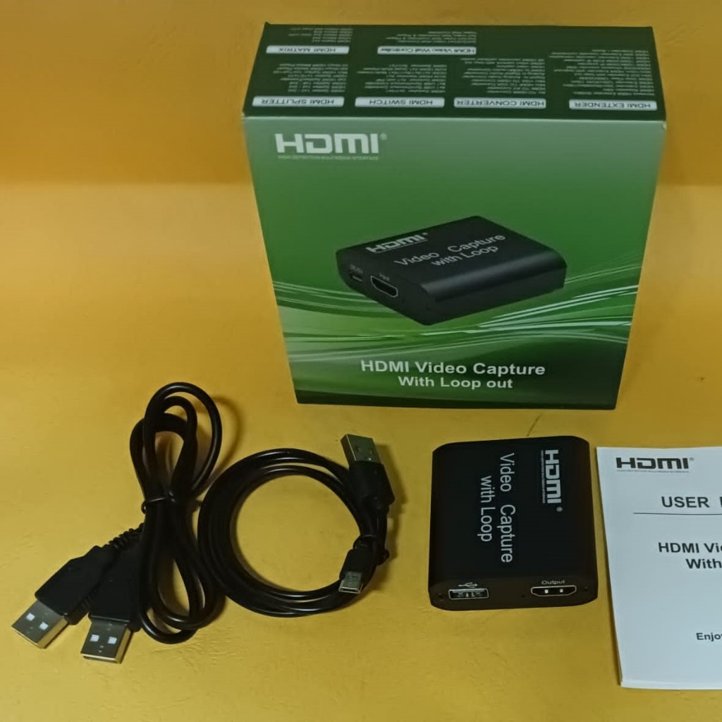 Jual HDMI Video Capture with Loop Out USB 2.0 | Shopee Indonesia