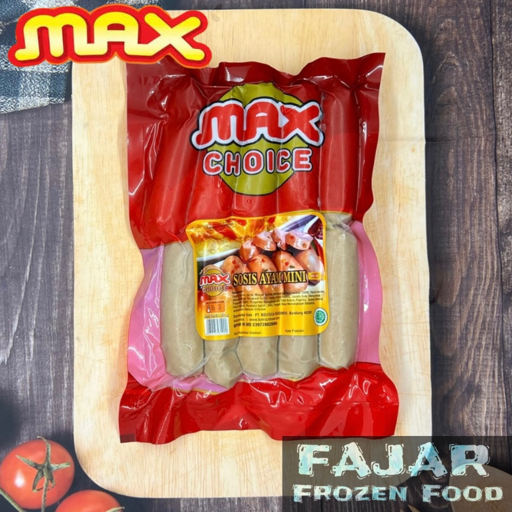 Jual MAX CHOICE SOSIS AYAM MINI ISI 10PCS 500gr | Shopee Indonesia