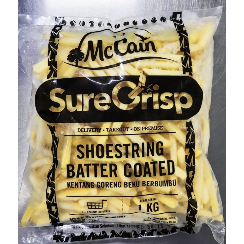 Jual MCCAIN SHOESTRING BATTER COATED 1KG/KENTANG GORENG /FRENCH FRIES ...