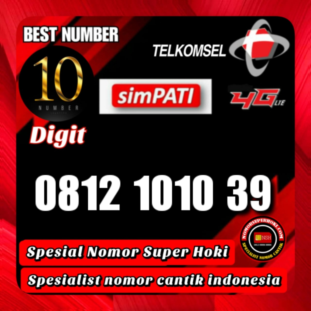 Jual NOMOR CANTIK SIMPATI TELKOMSEL 10 DIGIT_1039 | Shopee Indonesia