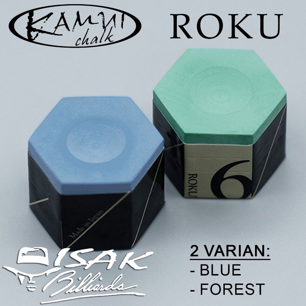 Jual Kamui Chalk ROKU Japan Chalks Kapur Biliar Billiard Bilyard Ori ...