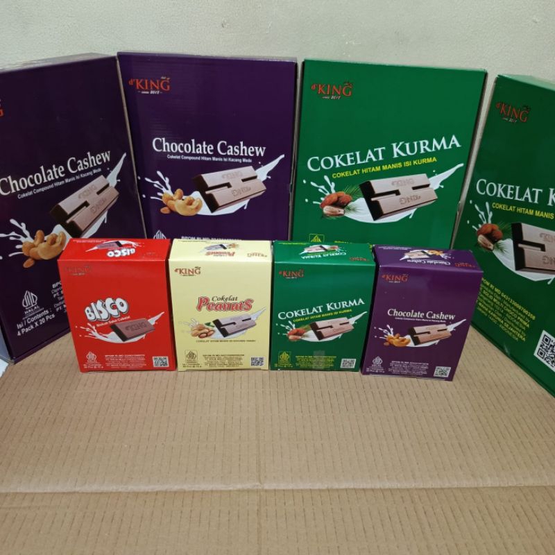 Jual Coklat Mix 1 Dus Cokelat Kurma Coklat Cashew Bisco dan Peanuts d ...