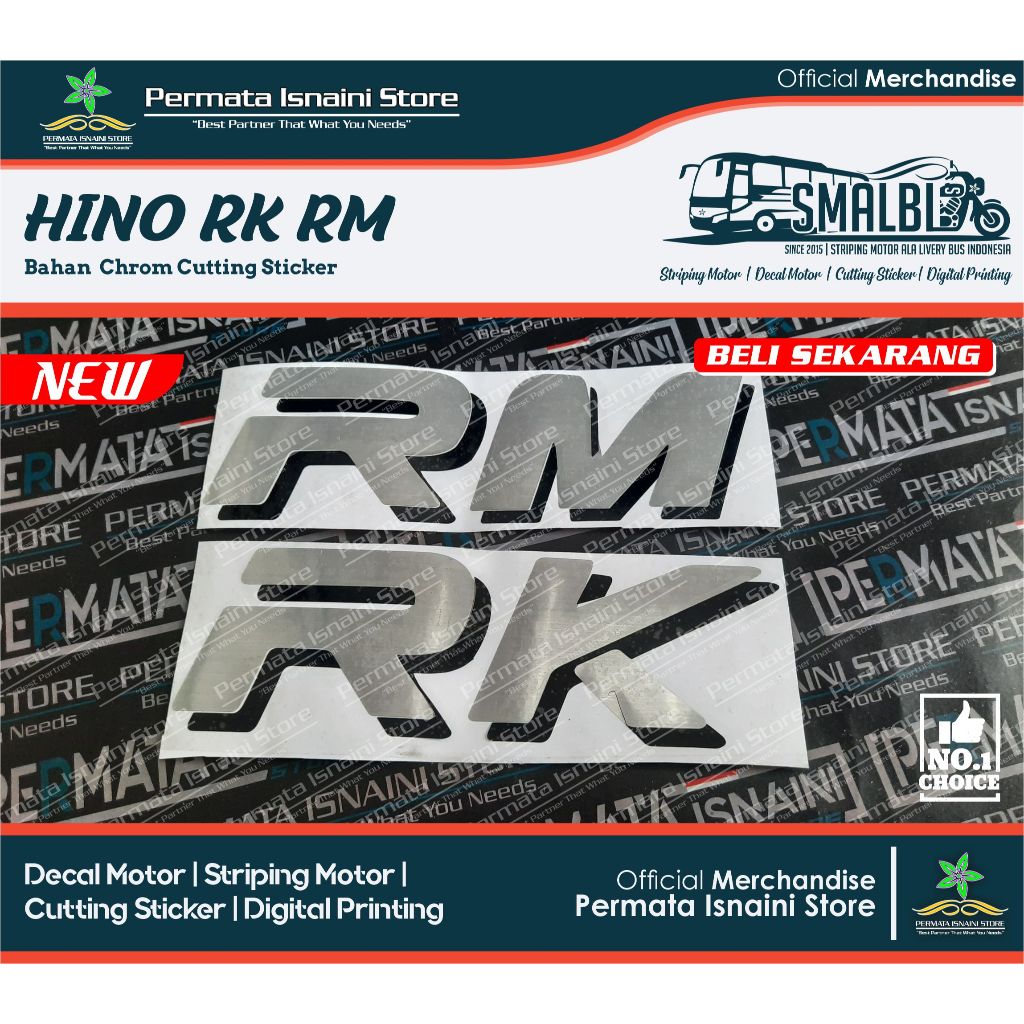 Jual Sticker Cutting Hino RK RM ala Bismania by PIS Stiker | Shopee ...