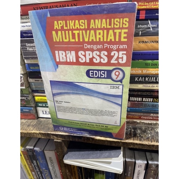 Jual Aplikasi analisis Multivariate dengan program IBM SPSS 25 edisi 9 Plus CD by Prof Dr H Imam ...