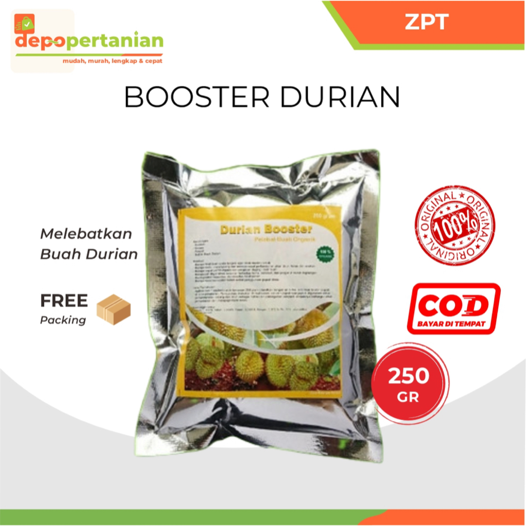Jual Depo Pertanian - Pupuk Booster Durian 250 gram Perangsang Buah Durian Organik | Shopee ...