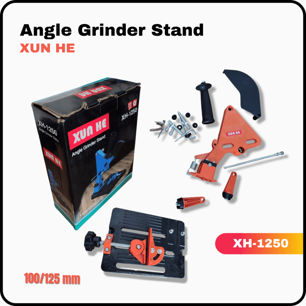 Jual MESIN GERINDA TANGAN / ANGLE GRINDER STAND XUN HE XH-1250 | Shopee Indonesia