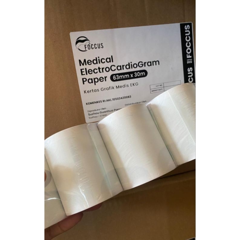 Jual Kertas ECG Paper EKG 63x30 Foccus | Shopee Indonesia
