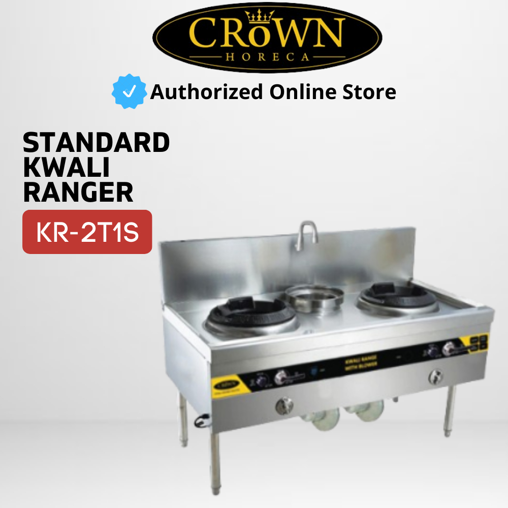 Jual KOMPOR GAS KWALI RANGE BLOWER CROWN KR-2T1S 2 TUNGKU 1 | Shopee ...