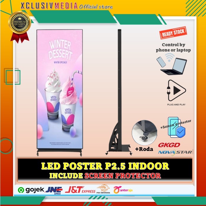 Jual LED Poster LED standing LED banner LED Signage LED display P2.5 ...