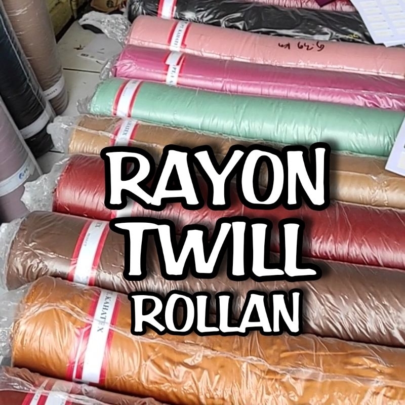 Jual Kain Katun Rayon Twill Khusus Rollan | Shopee Indonesia