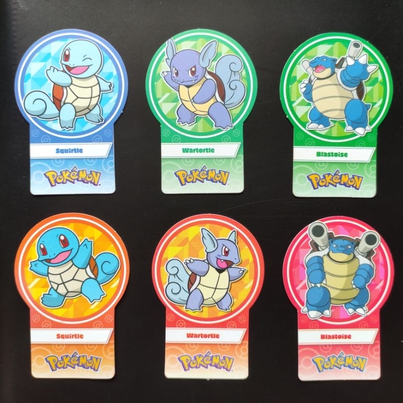 Jual Kartu Choki Choki Pokemon Squirtle + Evolusi 1 Set | Shopee Indonesia