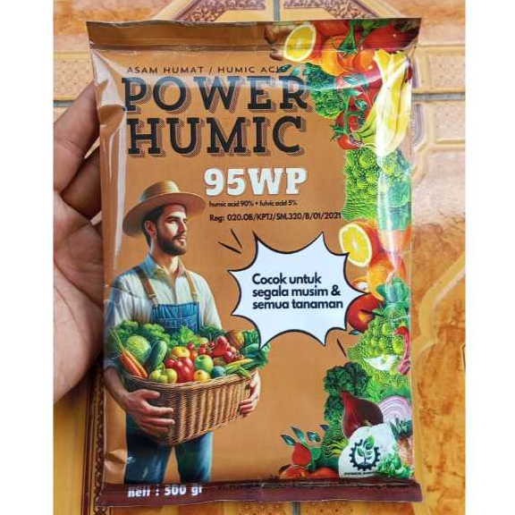Jual HUMIC ACID POWER HUMIC 95 WP - 500 GRAM | Shopee Indonesia