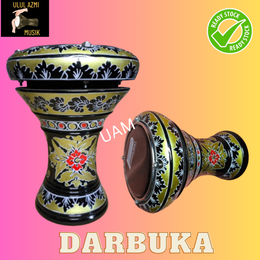 Jual DARBUKA 8 INCH ALAT HADROH MURAH DARBUKA 8 INCH ALAT MUSIK MOTIF ...