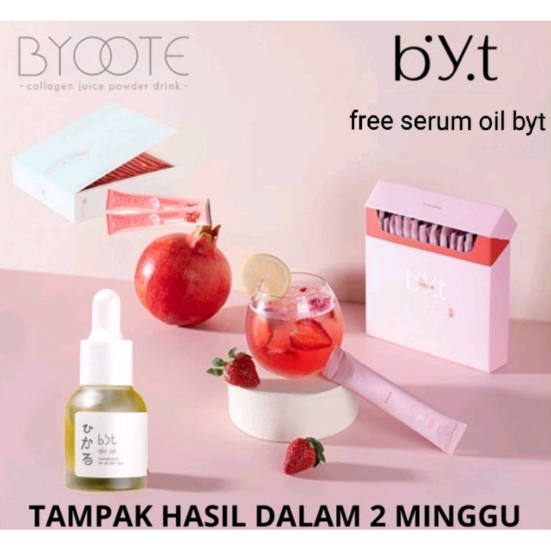 Jual BYOOTE COLLAGEN PAOPAO 1 BOX 16 SACHET ( Free serum oil byt ...