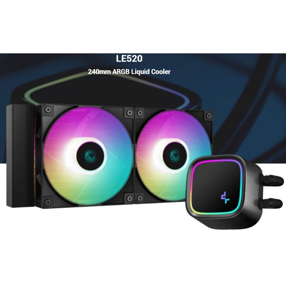 Jual LE520The DeepCool LE520 all-in-one liquid cooler is equipped with ...