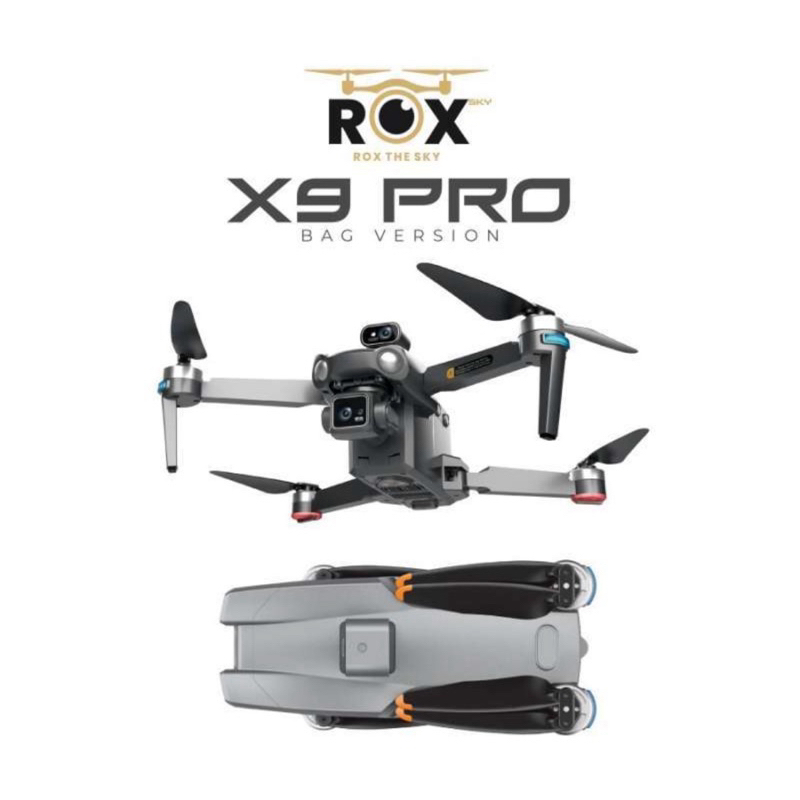 Jual (COD) MURAH!!! DRONE ROX X9 PRO GPS 6KM 4K CAMERA 3-AXIS GIMBAL 45 ...