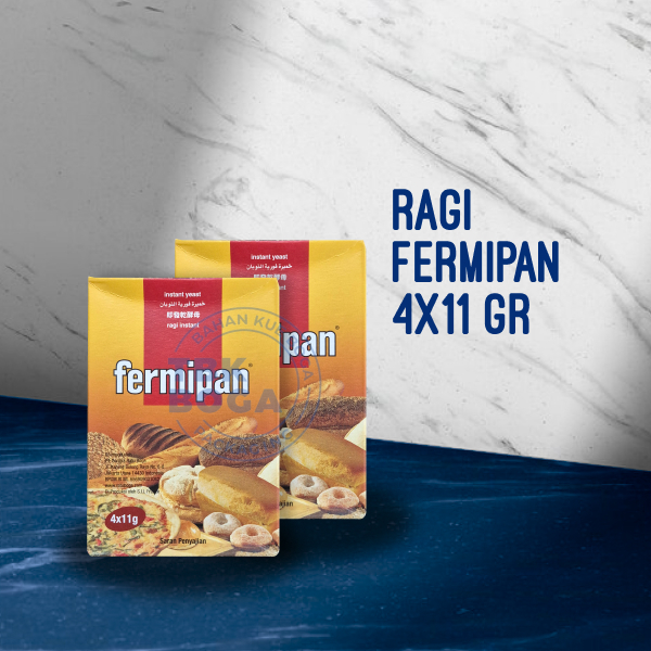 Jual Ragi Fermipan ( 4 x 11 gr ) Kering Dry Yeast Pengembang | Shopee Indonesia