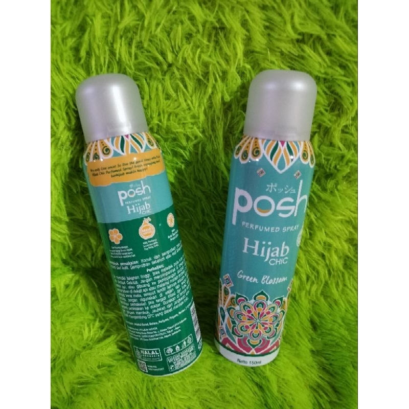 Jual POSH Hijab Chic Body Spray Green Blossom 150 ml | Shopee Indonesia