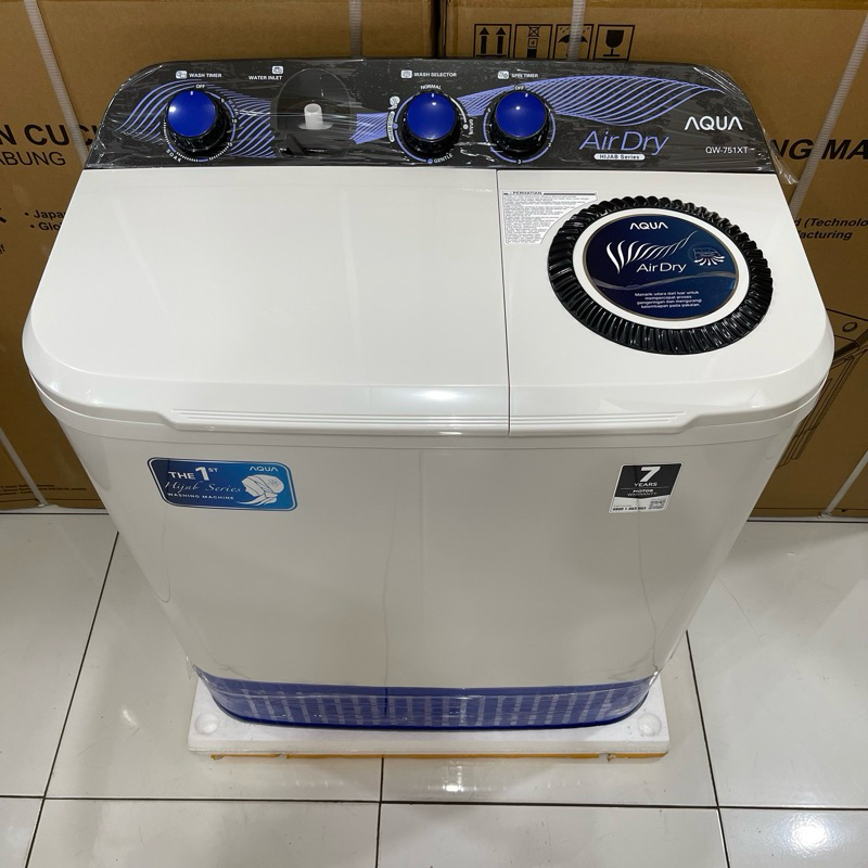 Jual Mesin Cuci 2 Tabung AQUA QW-760XT 7KG / QW-860XT 8KG / QW-960XT 9KG | Shopee Indonesia