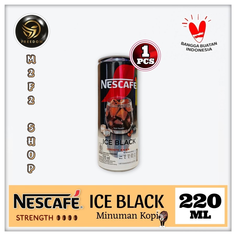 Jual Kopi Nescafe Ala Cafe Ice Black Kaleng | Can - 220 ml (Kemasan ...