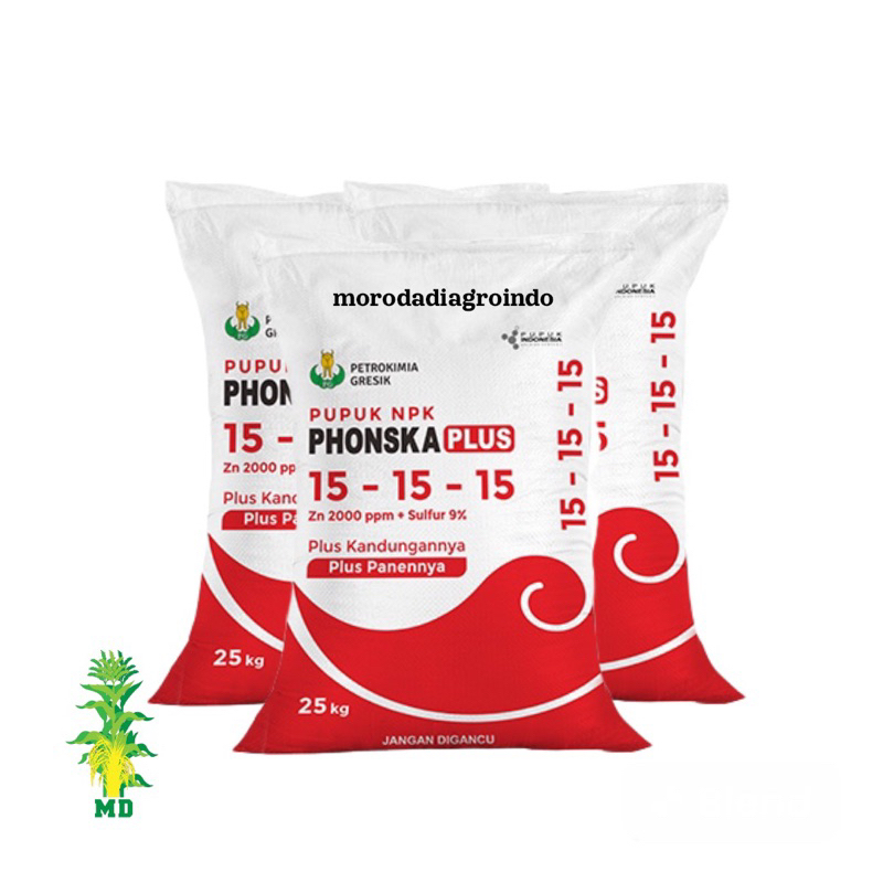 Jual Pupuk Npk Phonska Plus 15-15-15 kemasan 25 KG Petrokimia Gresik ...