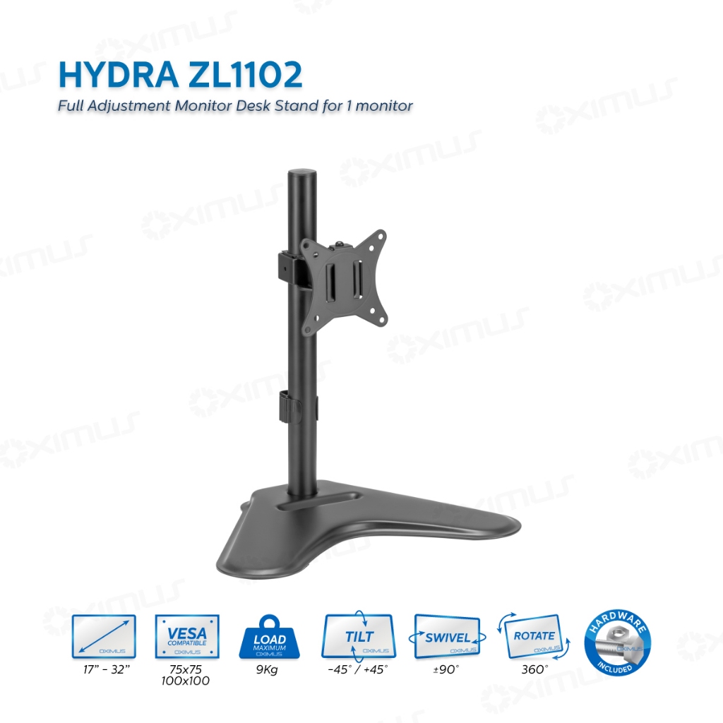 Jual BRACKET TV LCD MONITOR 13"-27" OXIMUS HYDRA ZL1102 TILT SWIVEL ...