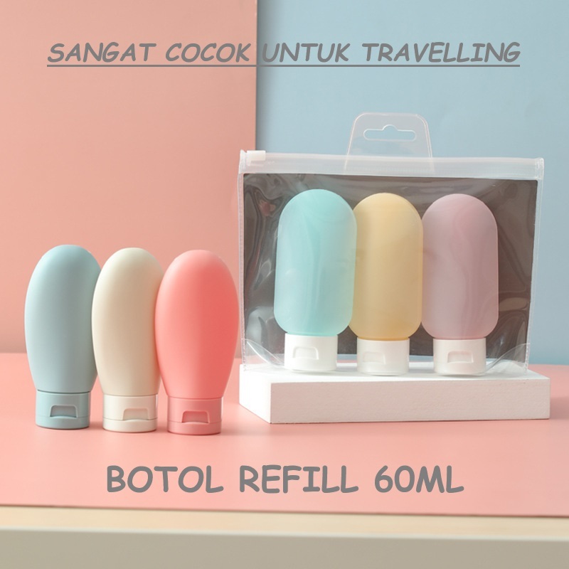 Jual Botol Sabun Lotion Macaron Mini Travelling Botol Sabun Shampoo ...