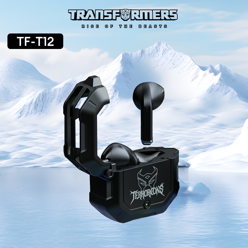 Jual Transformers TF-T12 TWS Gaming Headset Wireless Bluetooth Earphone ...