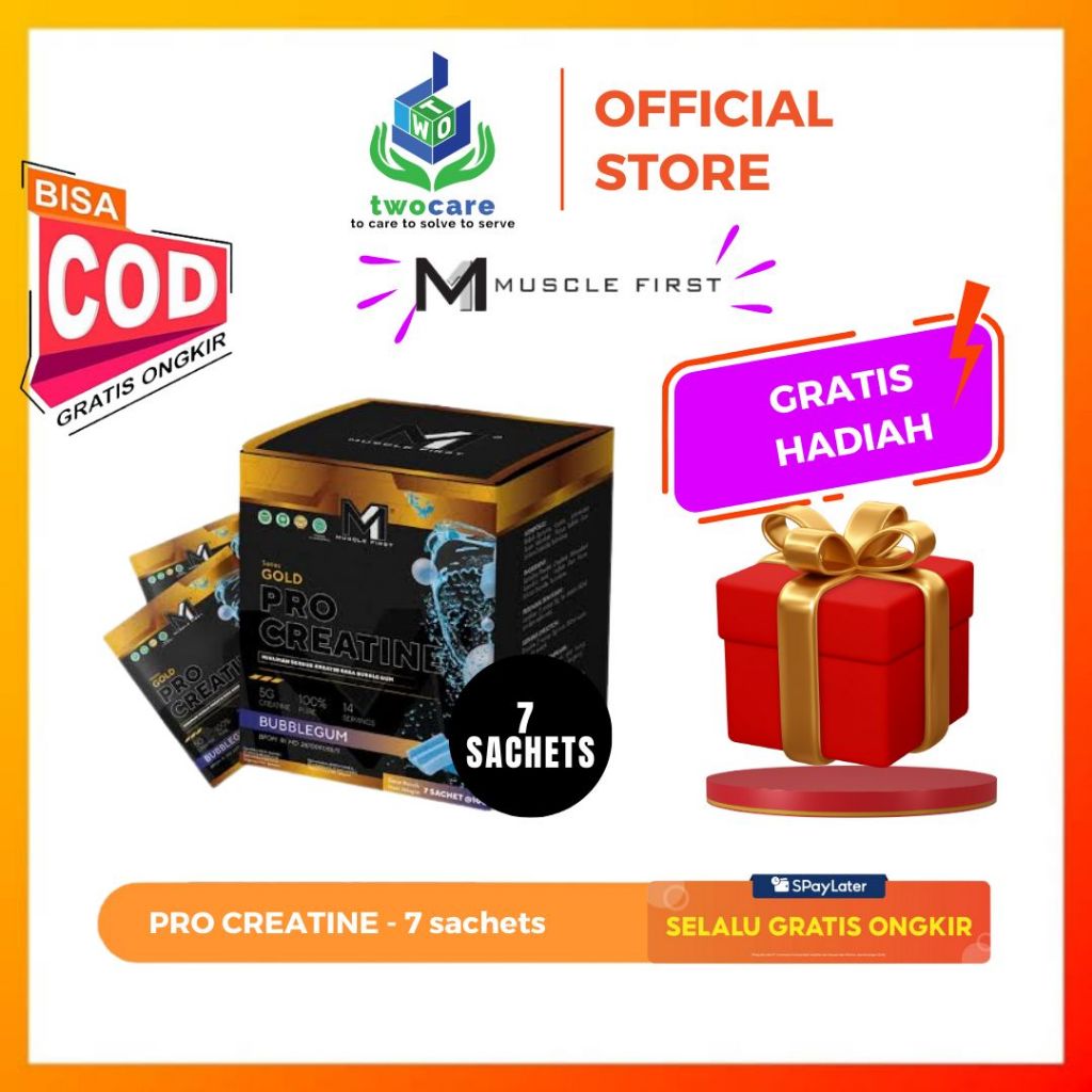 Jual Muscle First Pro Gold Creatine M1 Pro Gold Creatine Sachet isi 7 ...