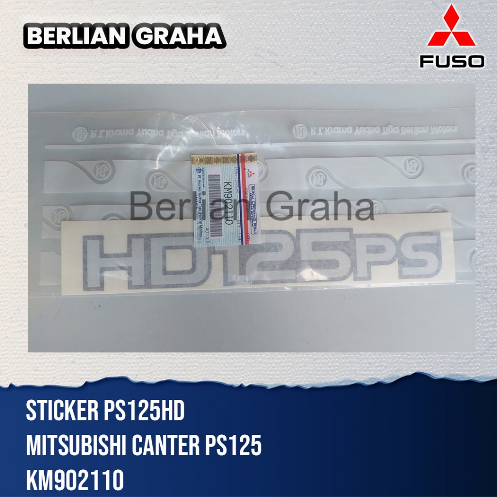 Jual Sticker PS125 HD Mitsubishi Canter Original Mitsubishi | KM902110 ...