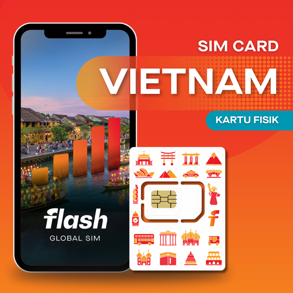 Jual SIM Card Vietnam Unlimited Data Flash Global SIM (Simcard Vietnam, Hanoi, Ho Chi Minh ...