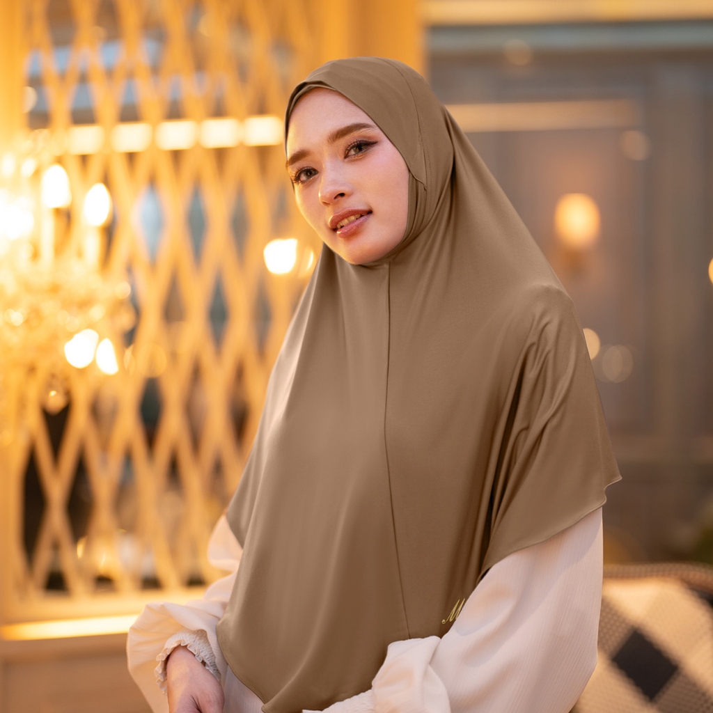 Jual MANDJHA Bergo Rafa Mocca By IVAN GUNAWAN - Daily Hijab Bergo ORIGINAL MANDJHA (PRE-ORDER ...