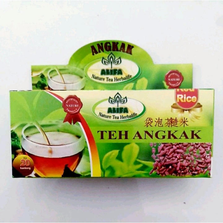 Jual TEH ANGKAK Isi 20 Teh Celup Herbal Red Yeast Rice Beras Merah ...