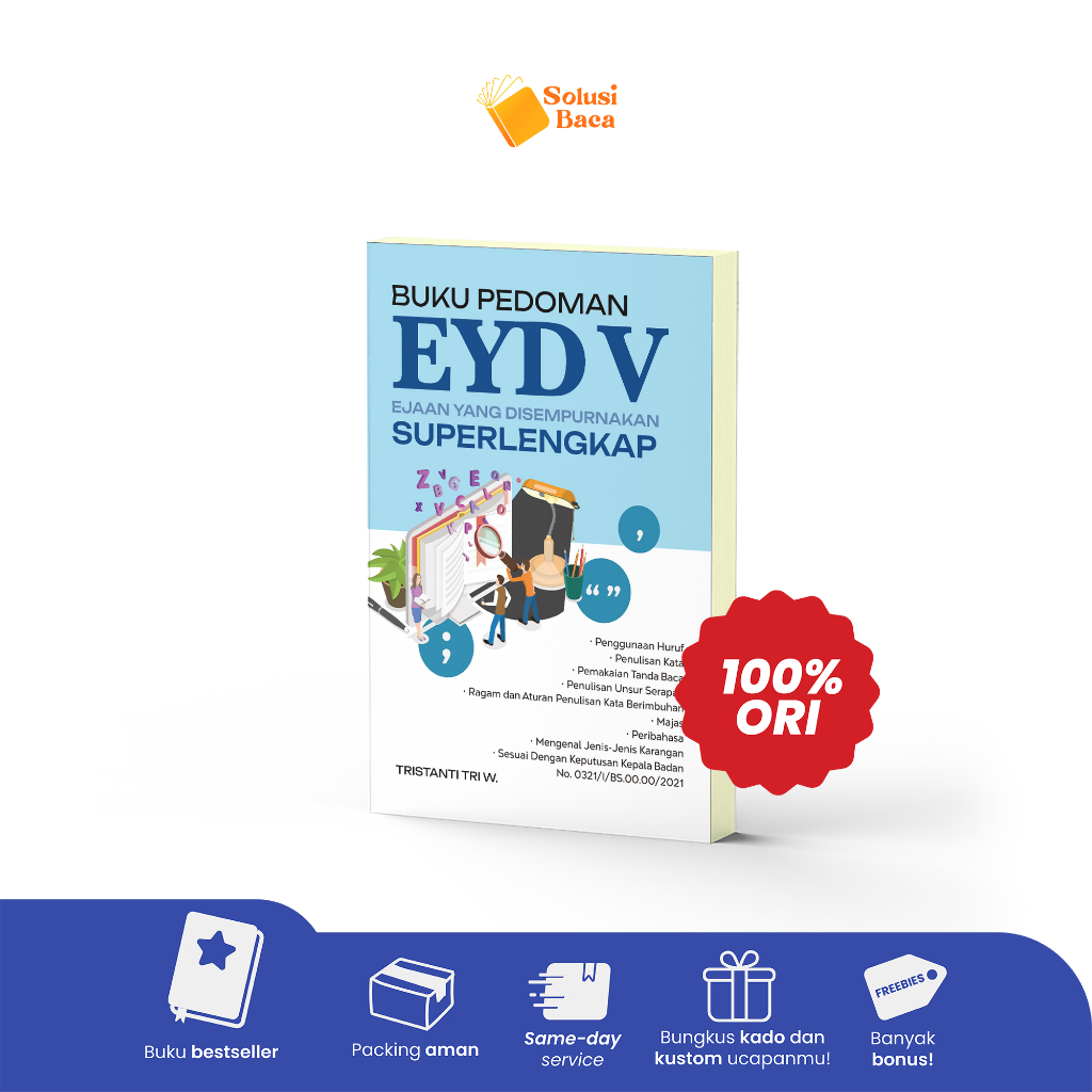 Jual Buku PEDOMAN EYD V (EJAAN YANG DISEMPURNAKAN) SUPERLENGKAP | Terang Sejati | Shopee Indonesia