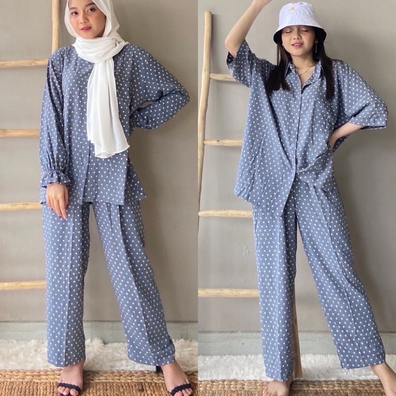 Jual Baju Tidur Piyama One Set Wanita Katun Rayon Pajamas Dewasa ...