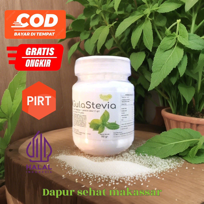 Jual Gula stevia 110 gr pemanis sehat gula sehat anti diabetes ready ...
