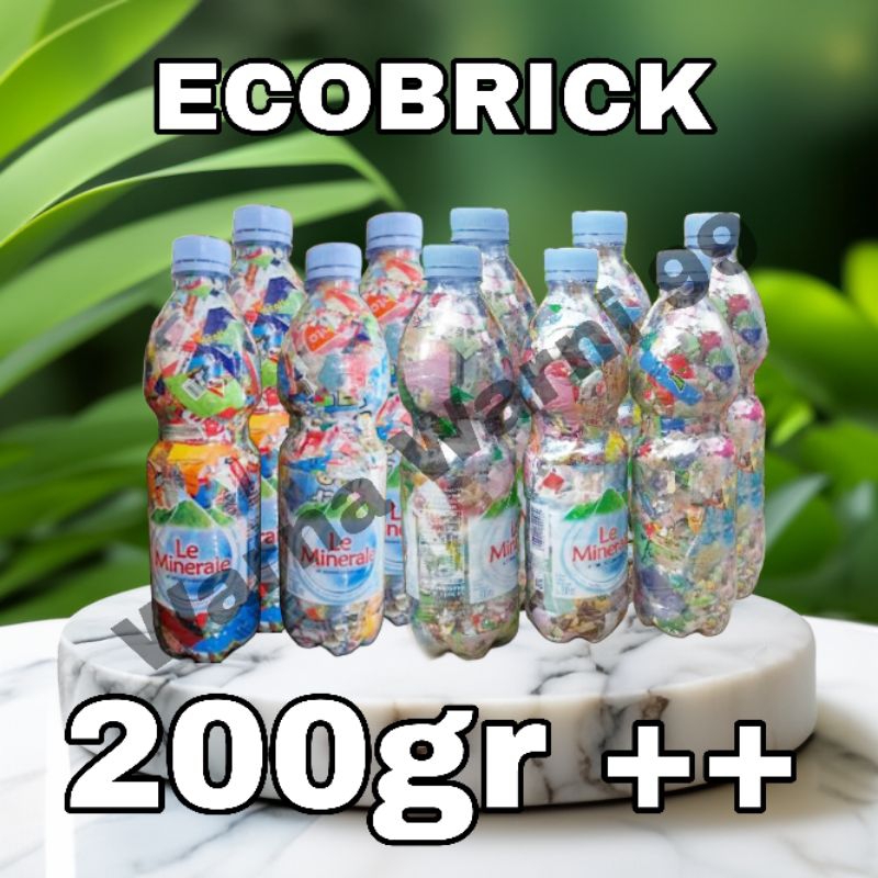 Jual Ecobrick botol leminerale 600ml | Shopee Indonesia