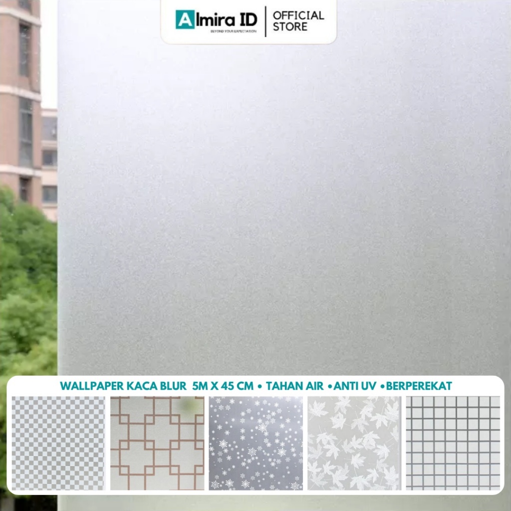 Jual (COD) stiker kaca / sandblast / sunblast / buram / blur / es 5 ...