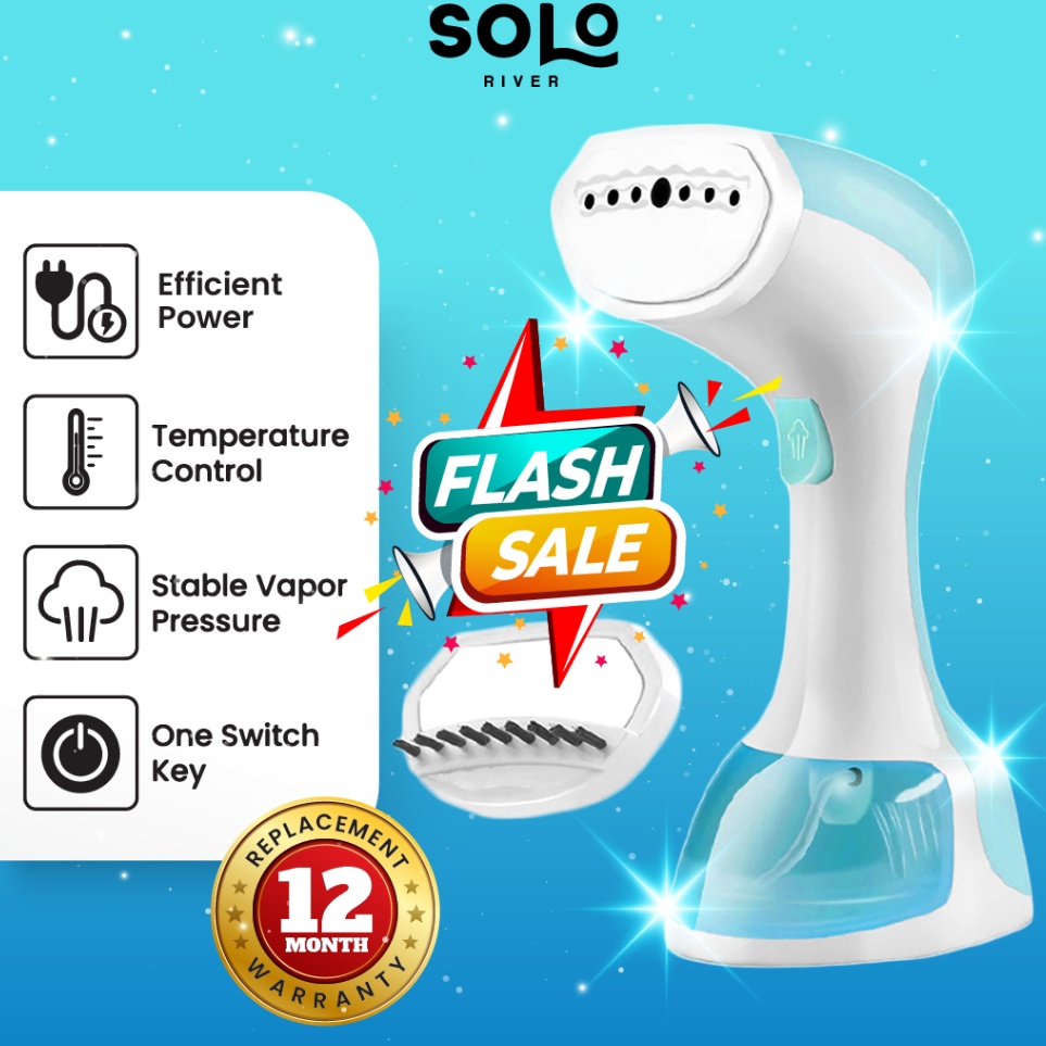 Jual KODE Q13R SOLO RIVER Setrika Uap Portable Strika Handheld Garment Steamer Ironing Mesin ...