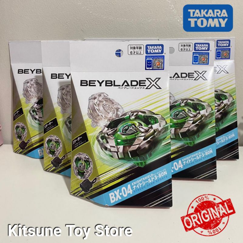 Jual Beyblade X BX-04 Knightshield 3-80N Original Takara Tomy Xtreme ...
