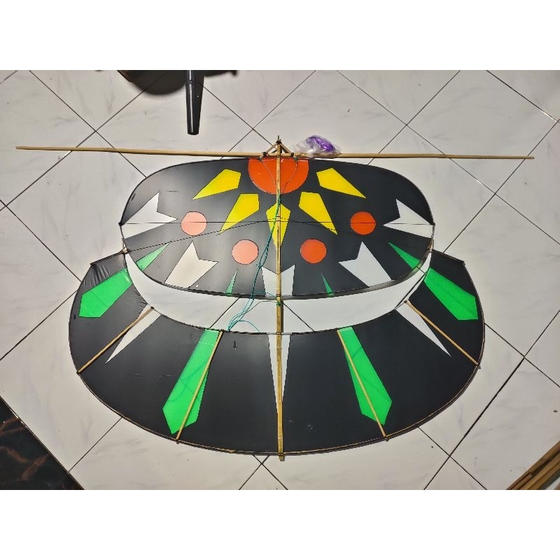 Jual Layangan Pegon ludoyo sayap 1 meter full motif sudah diseting ...